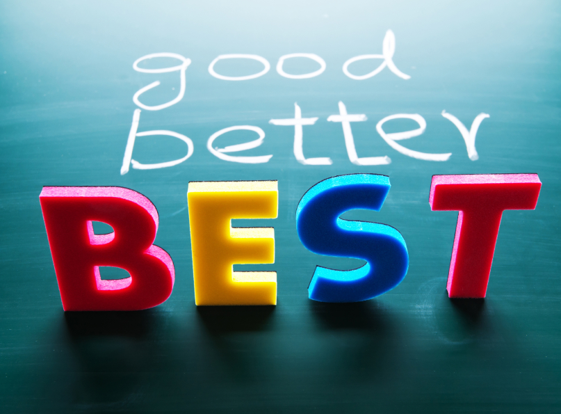The Good, the Best, and how to choose