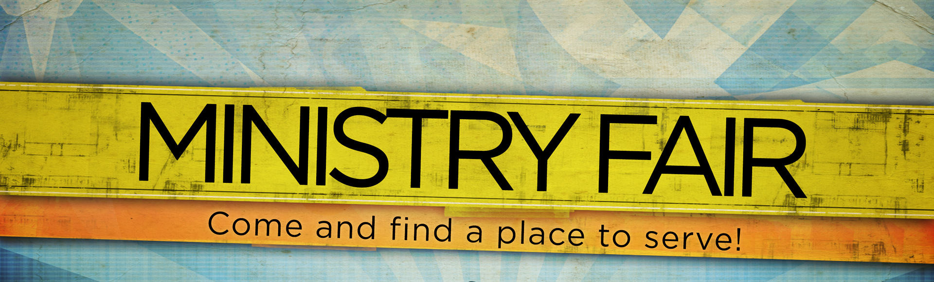 A new idea – a Ministry Fair